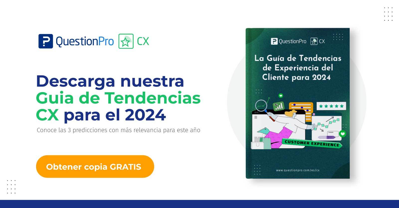 Ebooks - Guía de tendencias CX para 2024 | QuestionPro