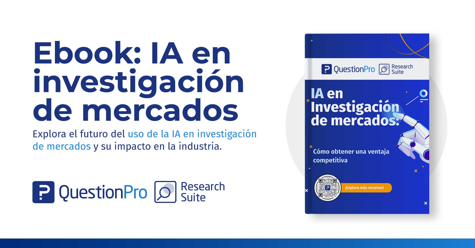Ebooks - Ia en investigación de mercados | QuestionPro